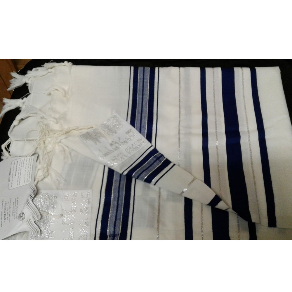 Talit Gadol Bleu - Beth Haketiva
